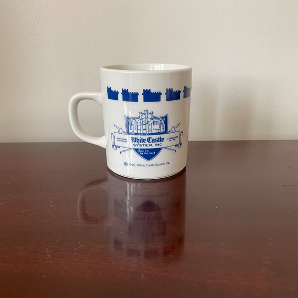 White Castle Mug - Etsy