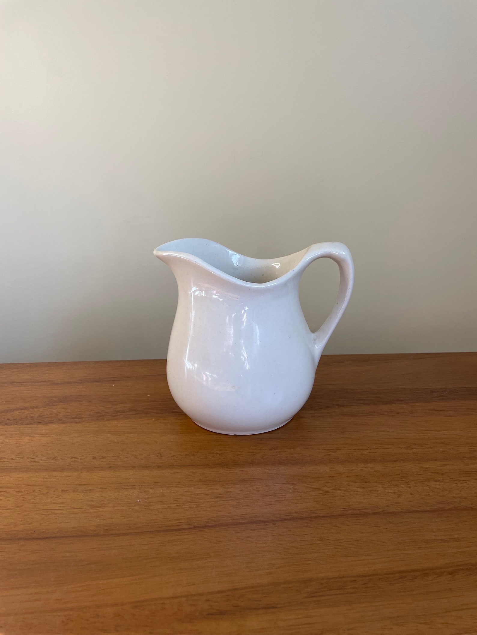 Ironstone Milk Pitcher - Etsy