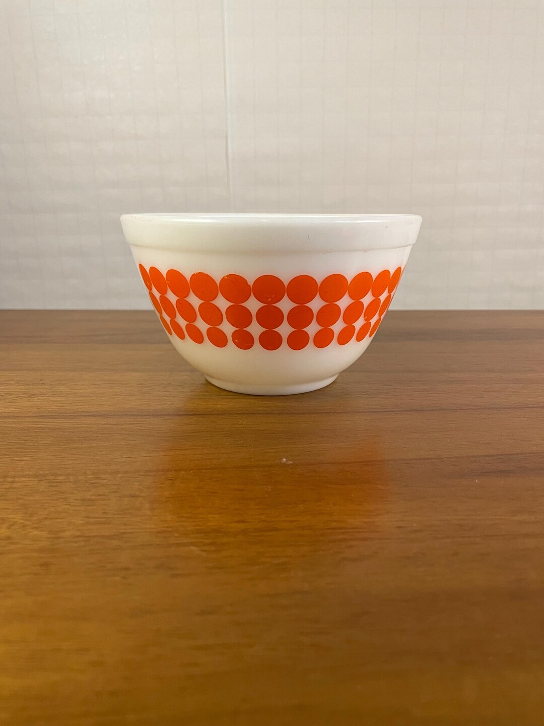Pyrex Orange Dots Small Mixing Bowl - Etsy