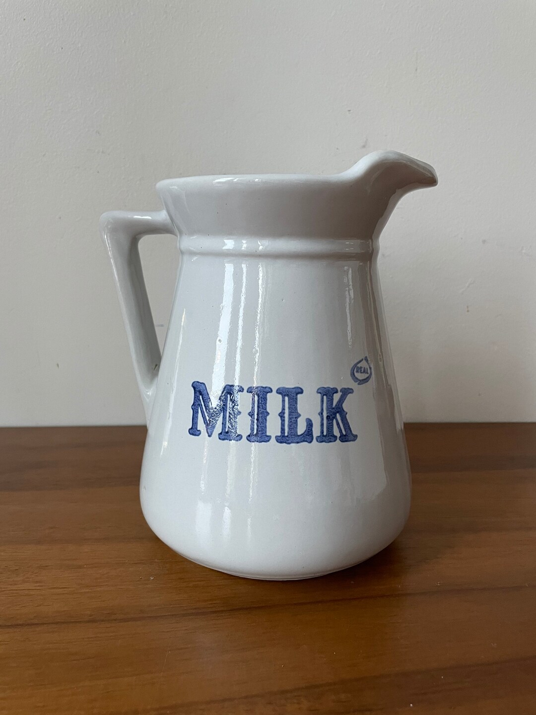 Ironstone Milk Pitcher - Etsy