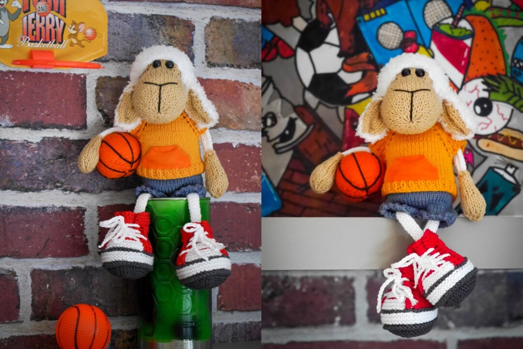 Knitting Tutorial Pattern, Jules the Sheep Basketball Player - Etsy