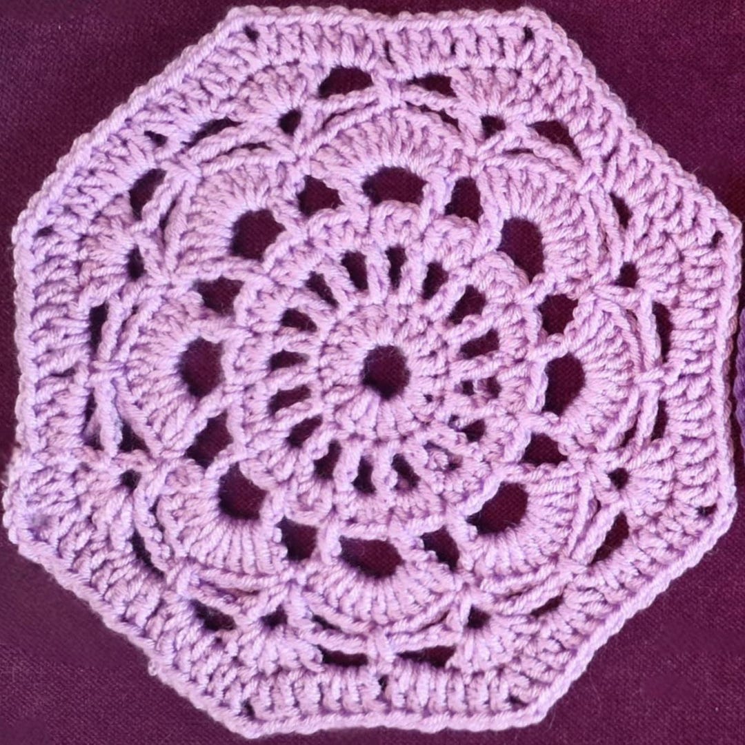 Cobweb Granny Square Octagon - Crochet Pattern and Plans for Making ...