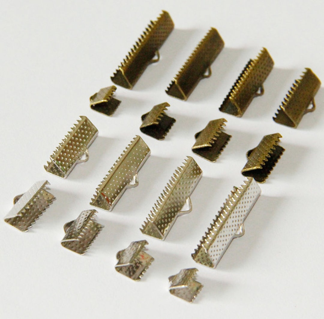 100pcs 35mm Fastner Long Teeth Flat Cord Clasp Finding Charm,diy ...