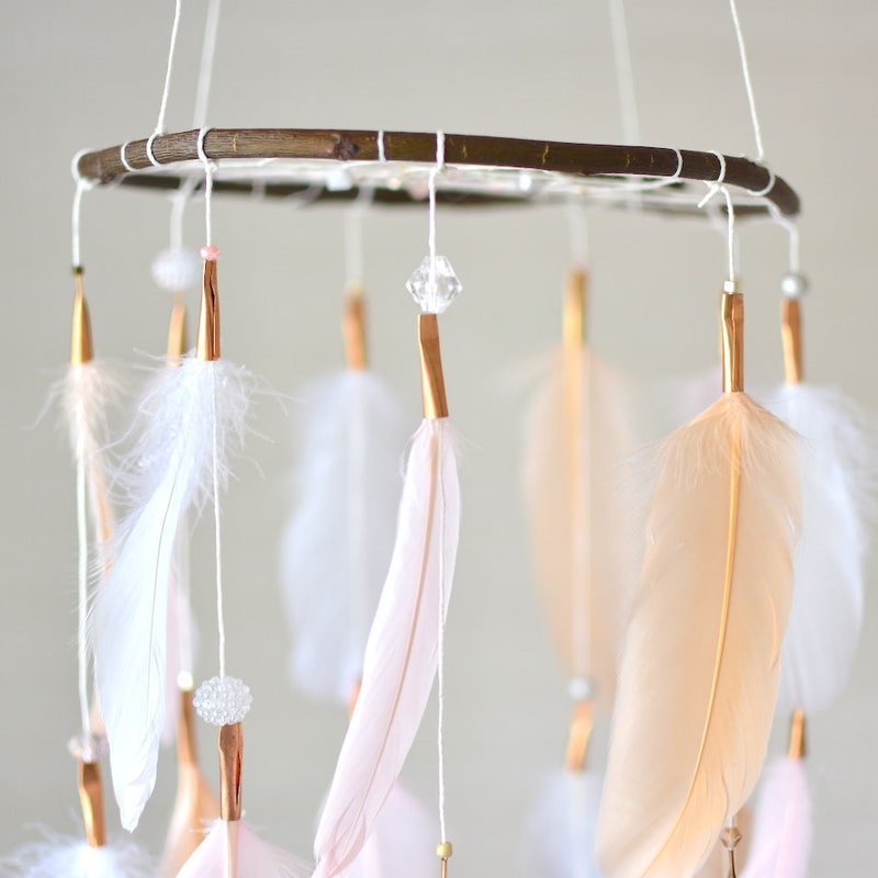 Feather Mobile - Etsy