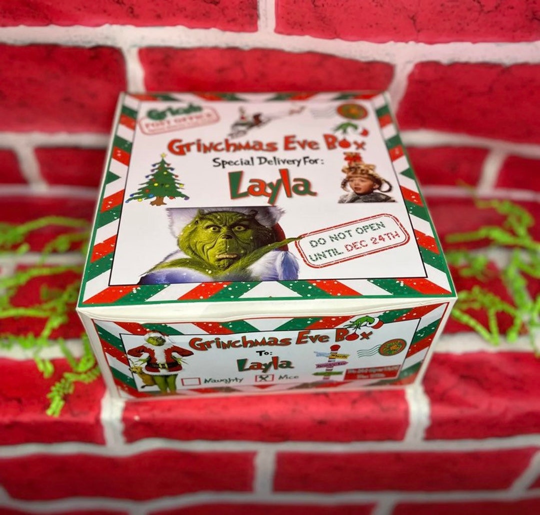 Christmas Grinch Eve Boxes - Etsy