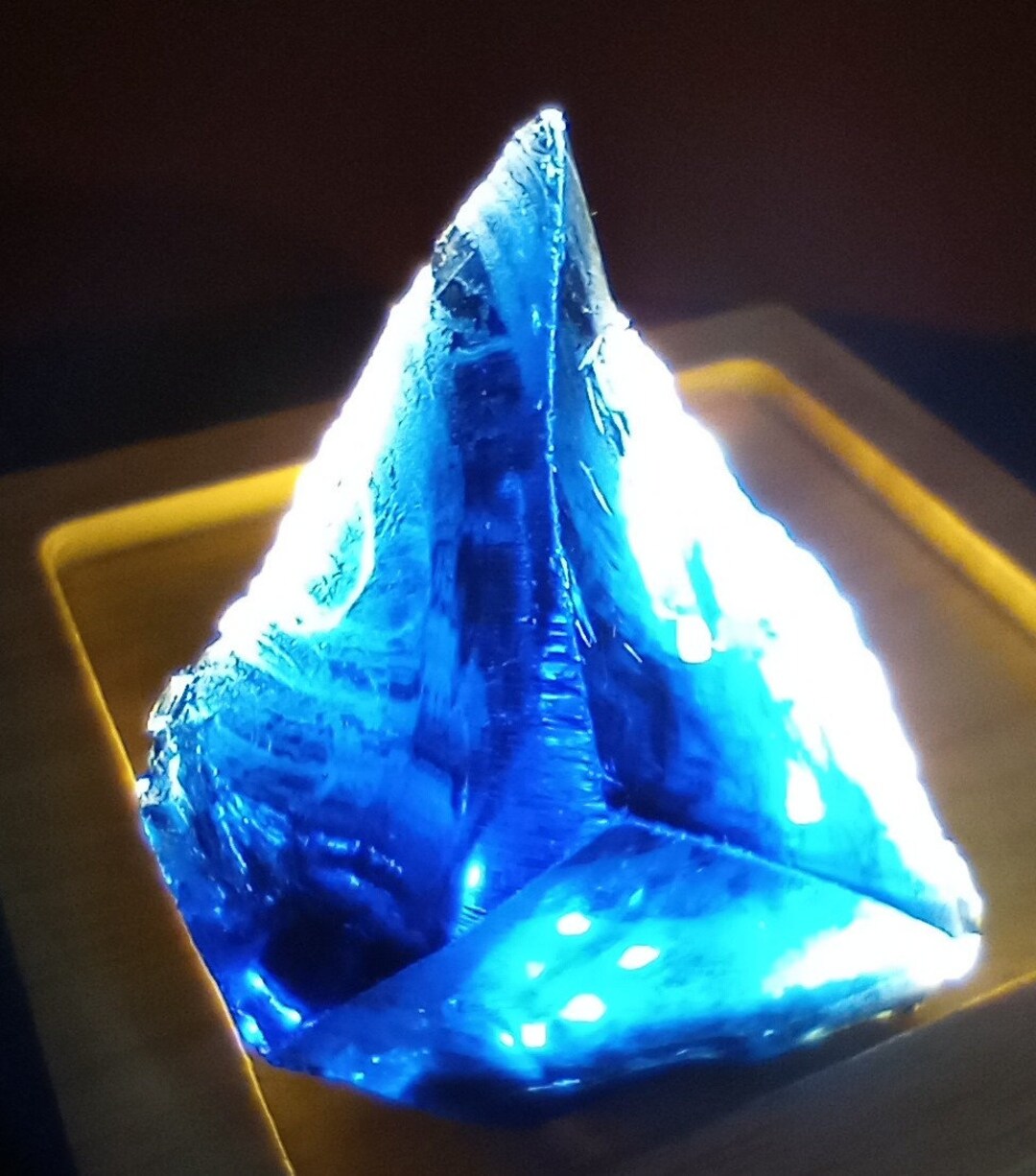 Andara Cobalt Blue Archangel Michael/st. Germain Crystal. - Etsy