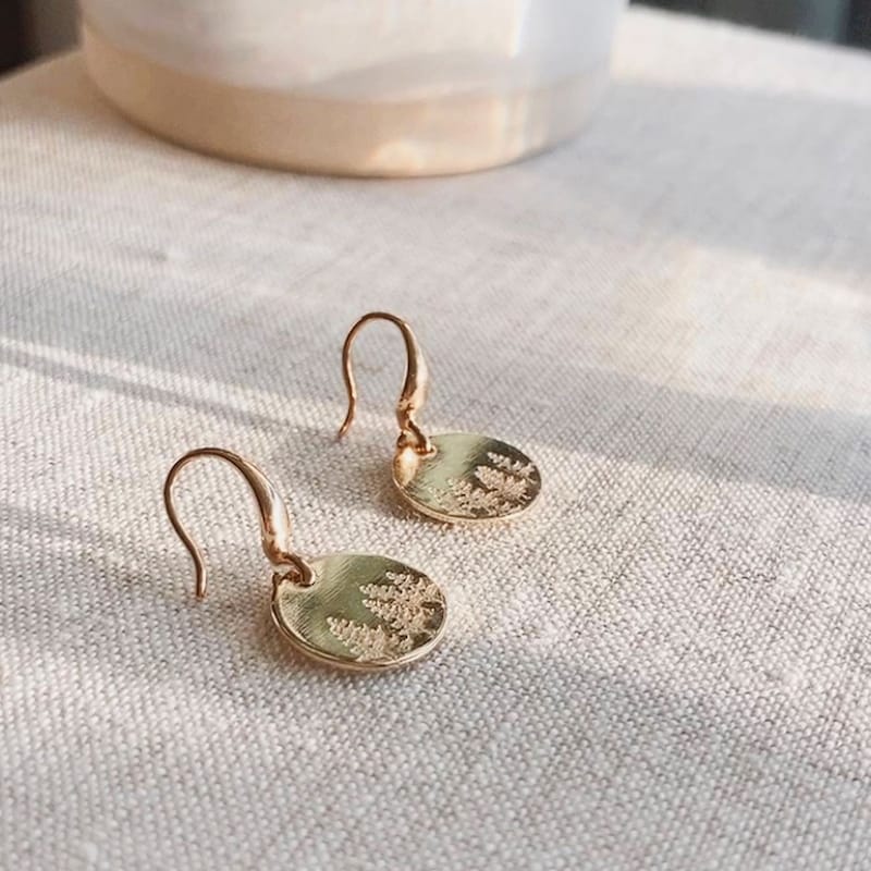 Stamped Earrings - Etsy