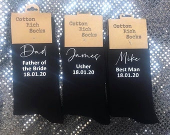 Personalised Name Socks Any Name or Text Can Be Added Great - Etsy