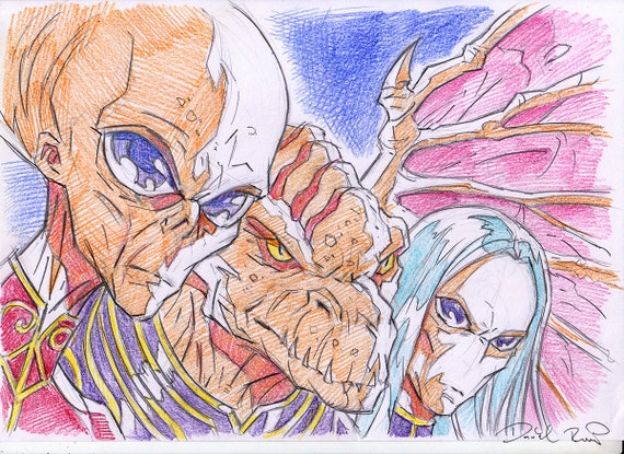 Orion Empire Alien Anime Concept Art - Etsy Hong Kong