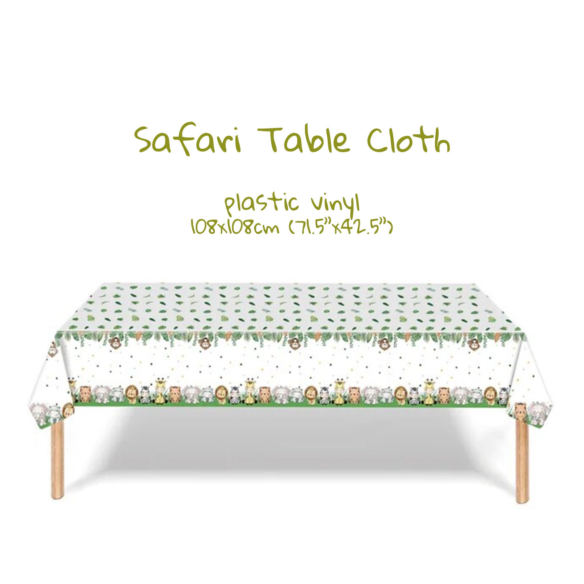 Safari Adventure Party Table Kit - Complete Tableware & Decor Set With ...
