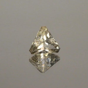 Natural Rutile Quartz Corner Cut Triangle Precision Faceted - Etsy
