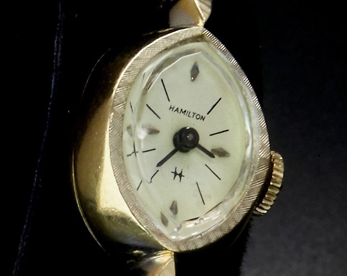 Hallmark Vintage Wrist Watch, 25 Jewels, Water Resistant Yellow Gold ...