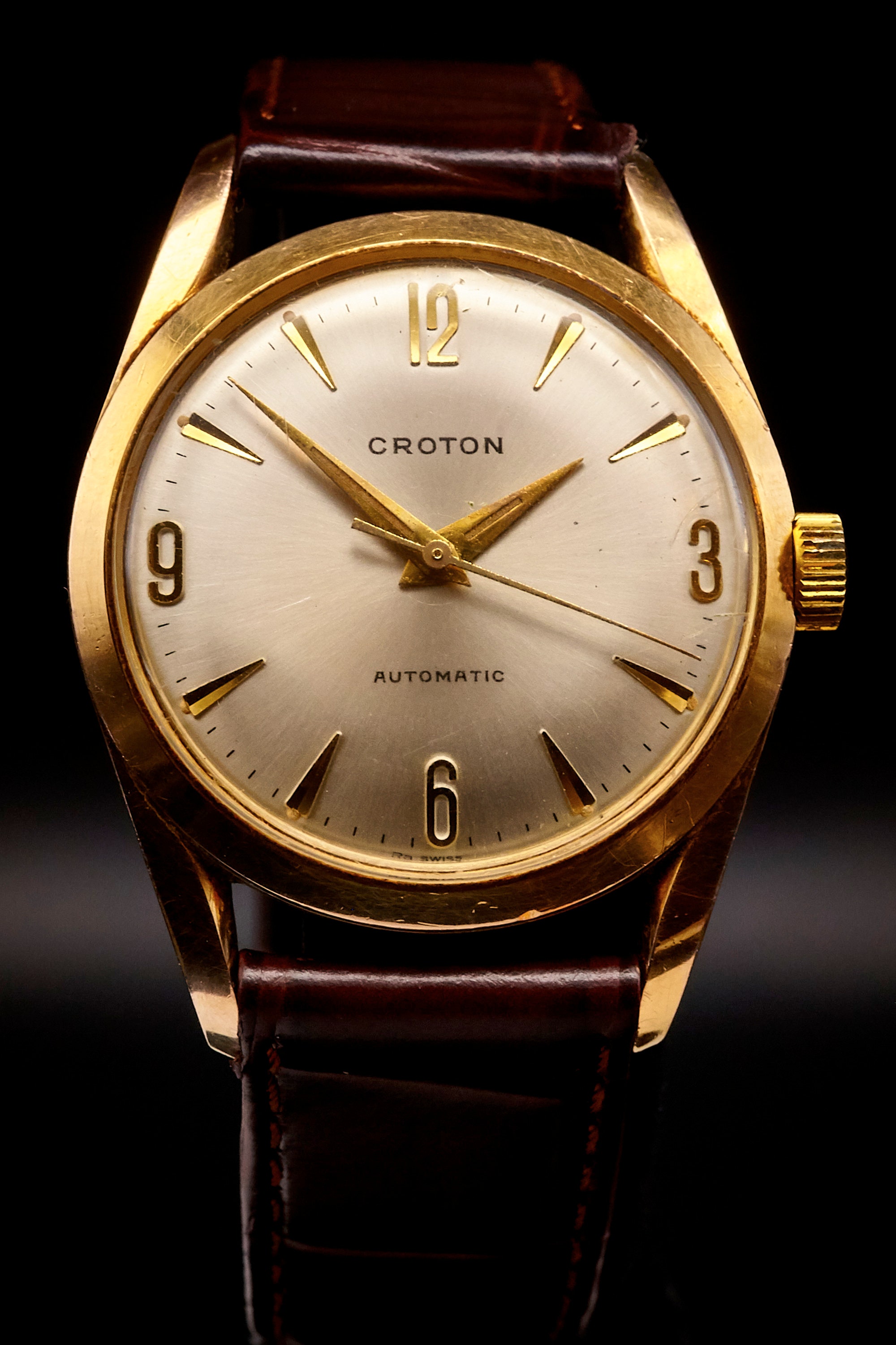 1960s Croton Aquamatic automatic mens wristwatch - fully serviced with ...