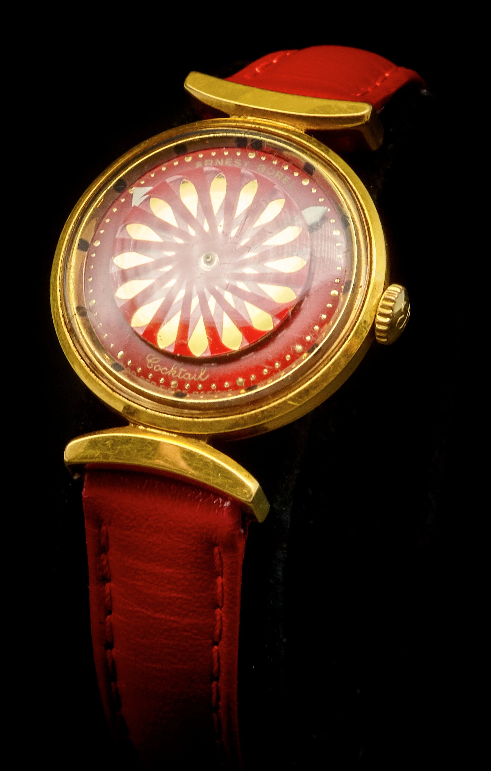 MINT 1960s Space Age - Mid Century kaleidoscope ladies watch - Ernest ...