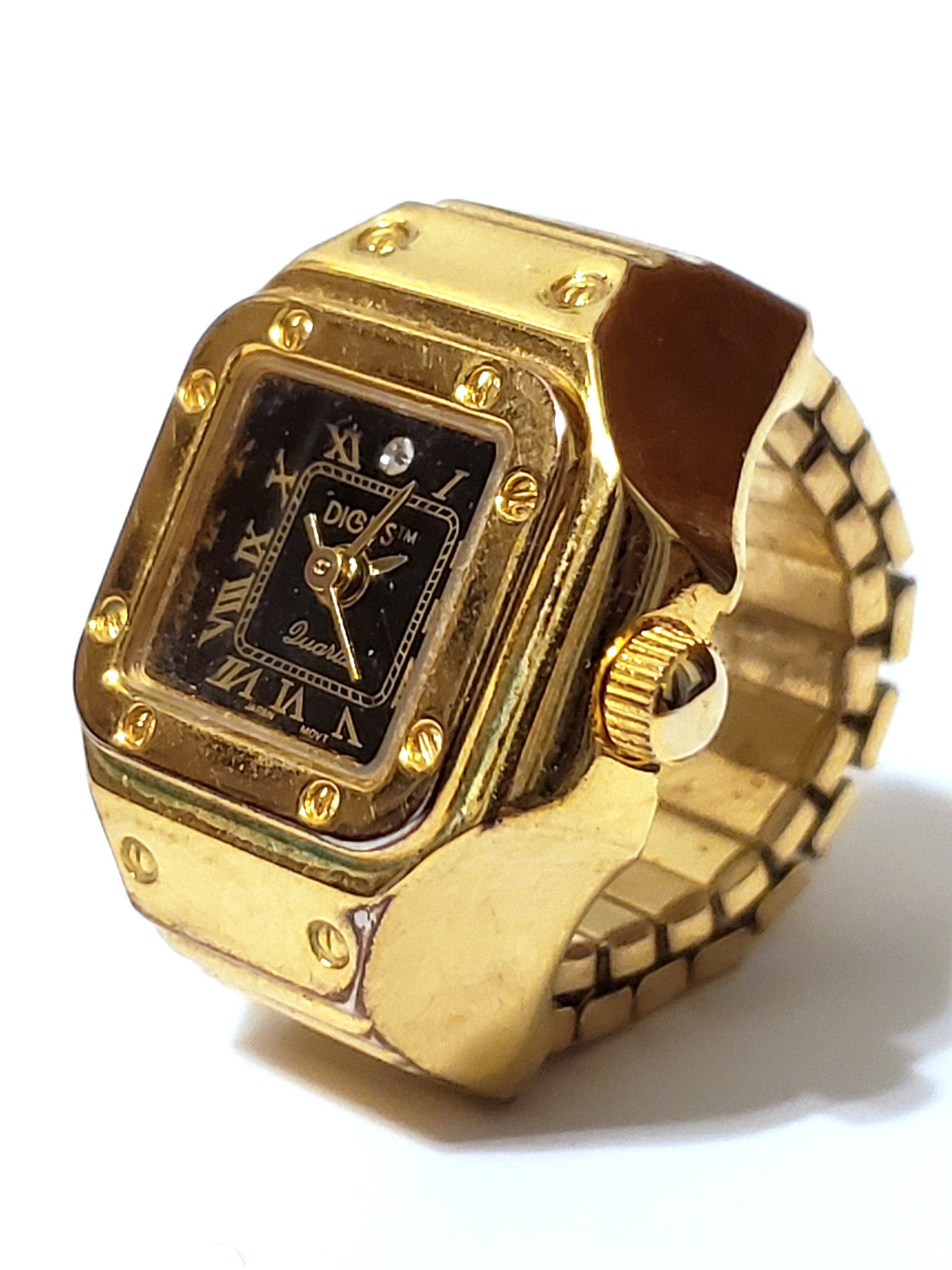 1990s Ring watch - For fingers, not wrists! - Unisex ring with quartz ...