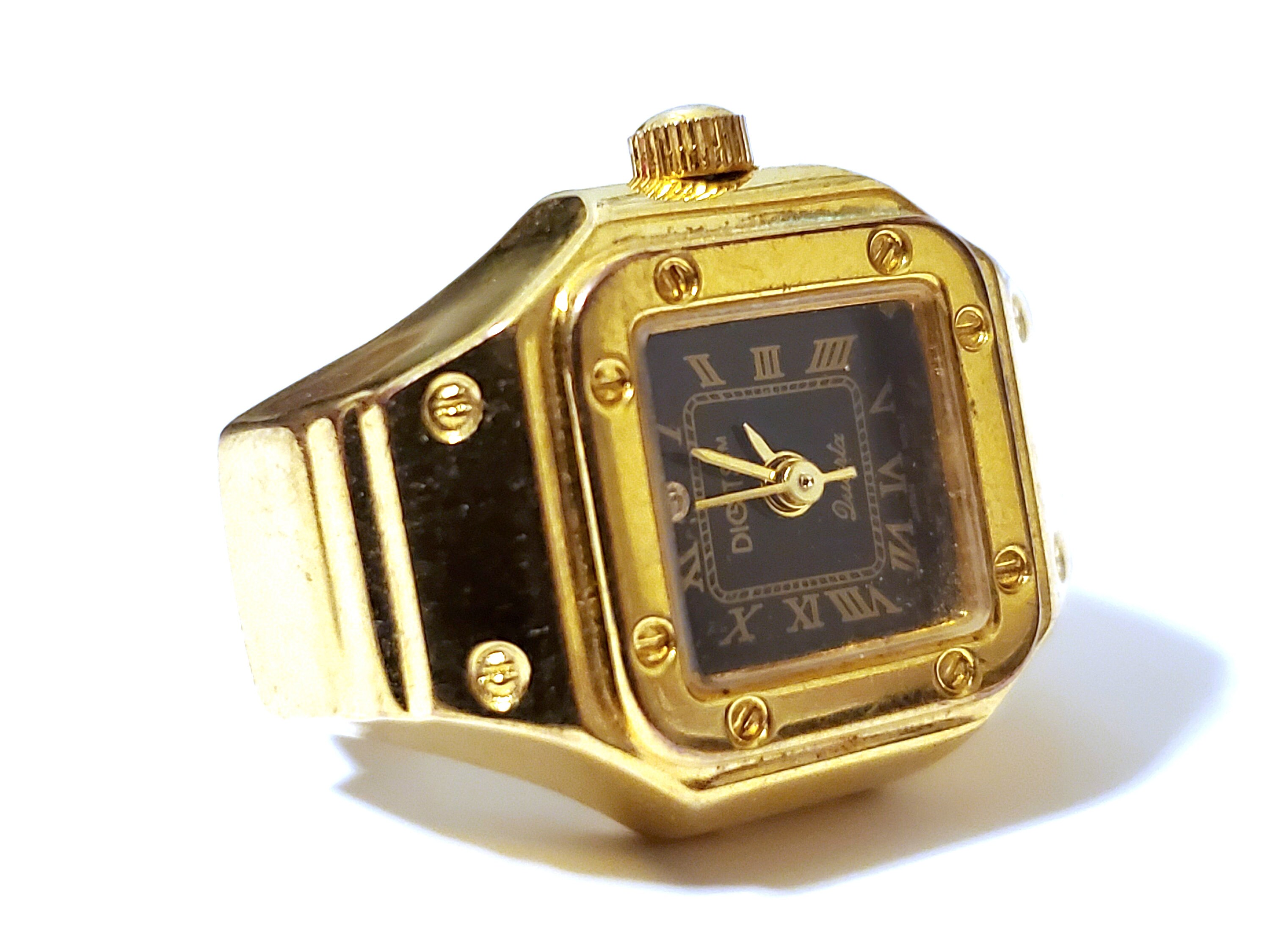 1990s Ring watch - For fingers, not wrists! - Unisex ring with quartz ...