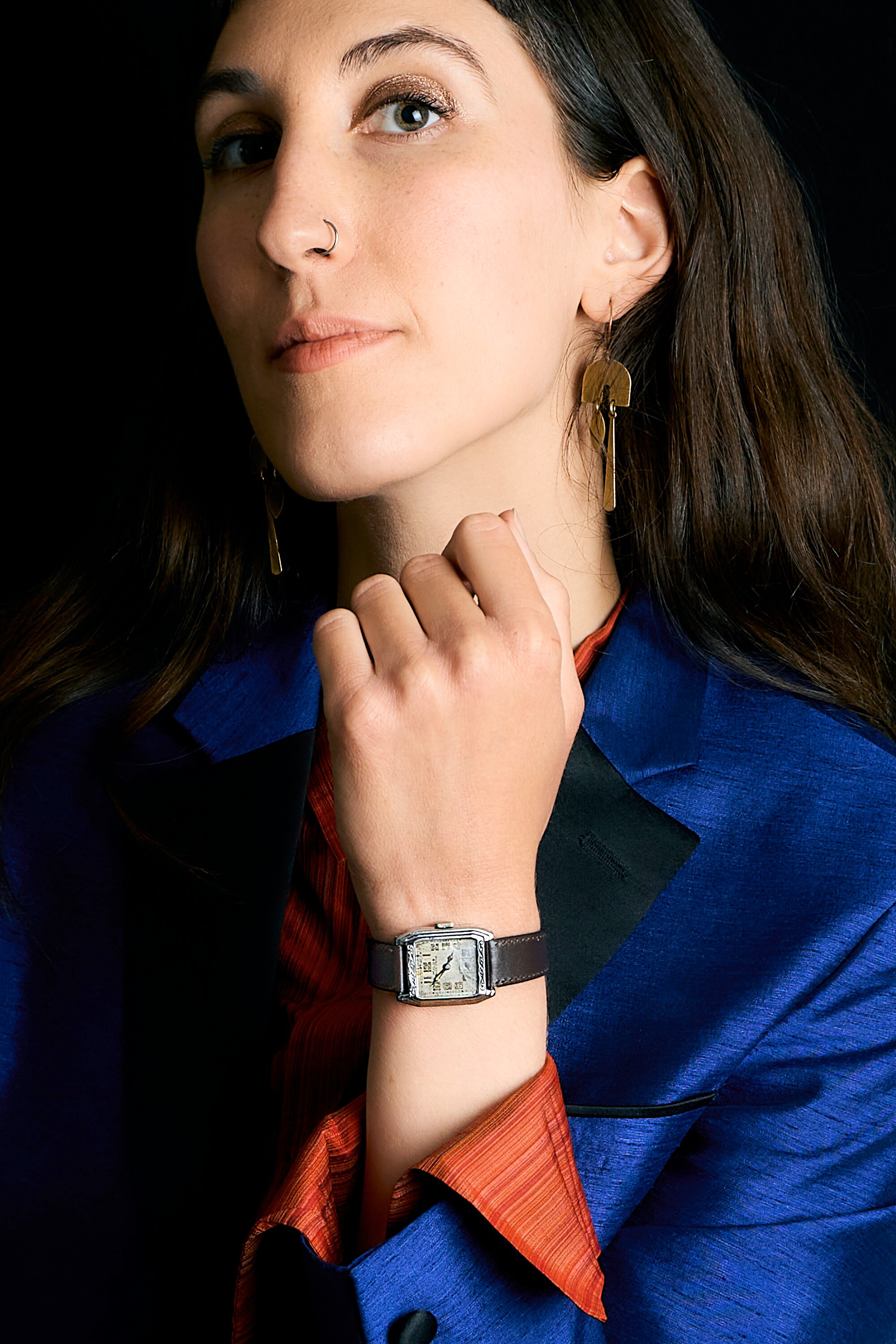 Ornate 1920s MILOS Men's WWI Era White Gold-filled Tank - Etsy