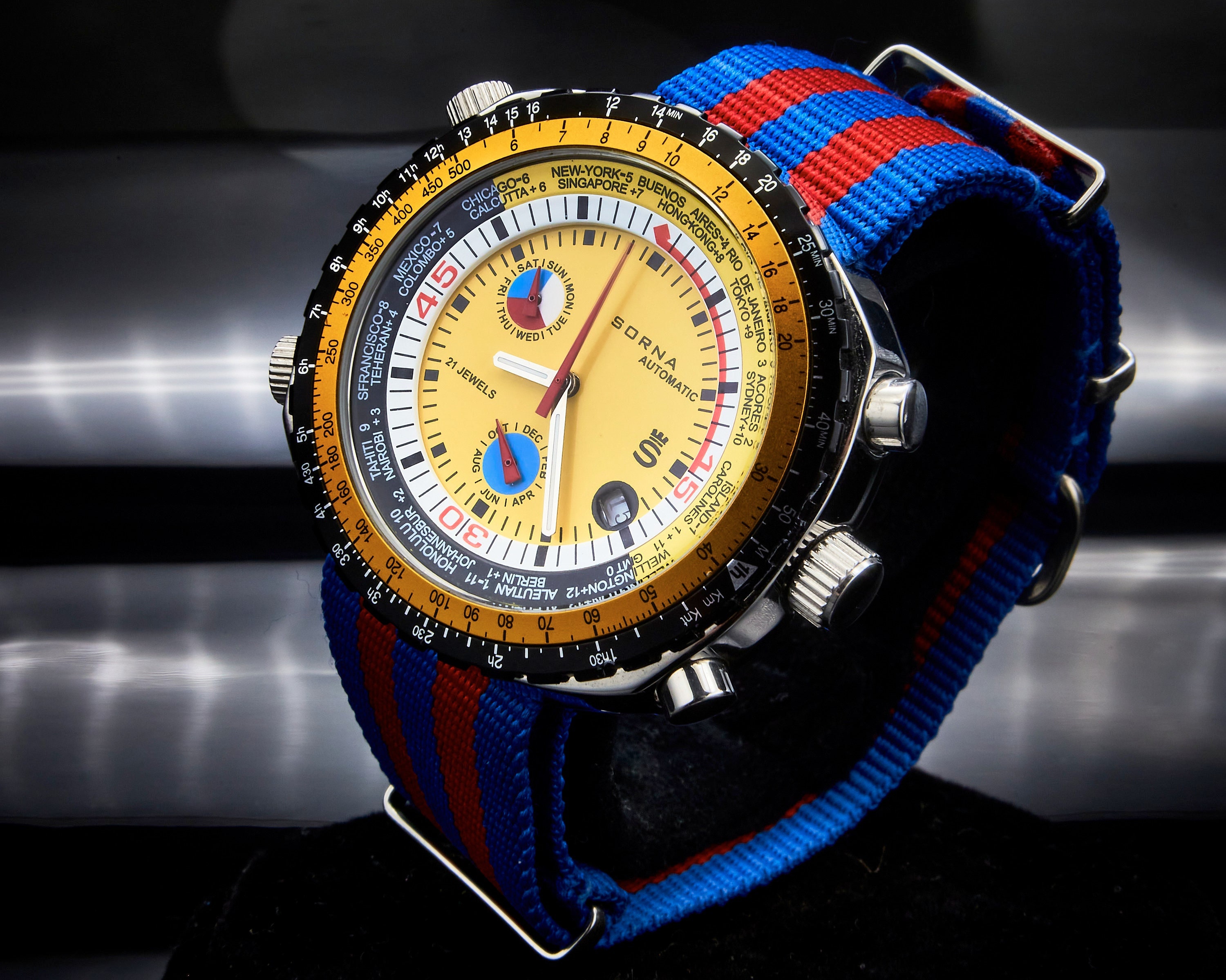 BOLD Sorna T21707-64(1) Diver/diving Computer Automatic Yellow Men's ...