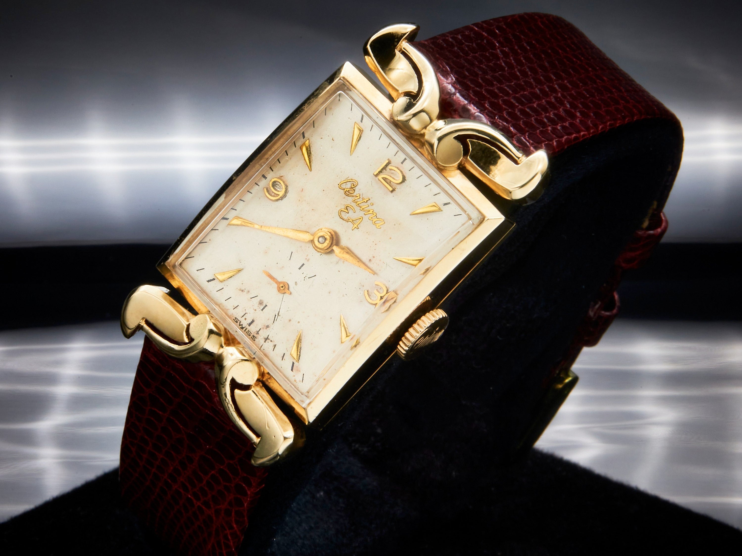 Glamour! Elegance! Style! 1950s Certina EA Men's/Unisex Tank Watch ...