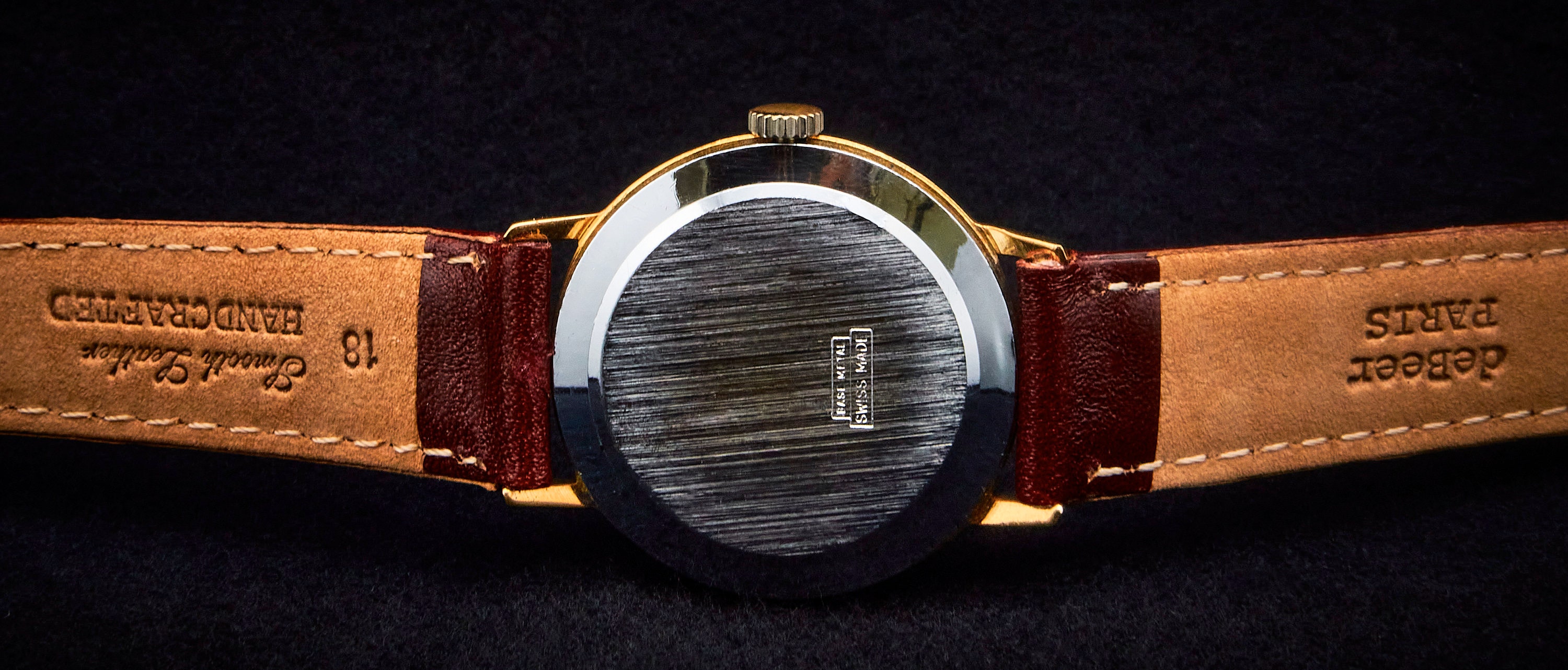 Classic Mid Century Modern 1960s Ferel 18k Gold Plated Round Unisex ...