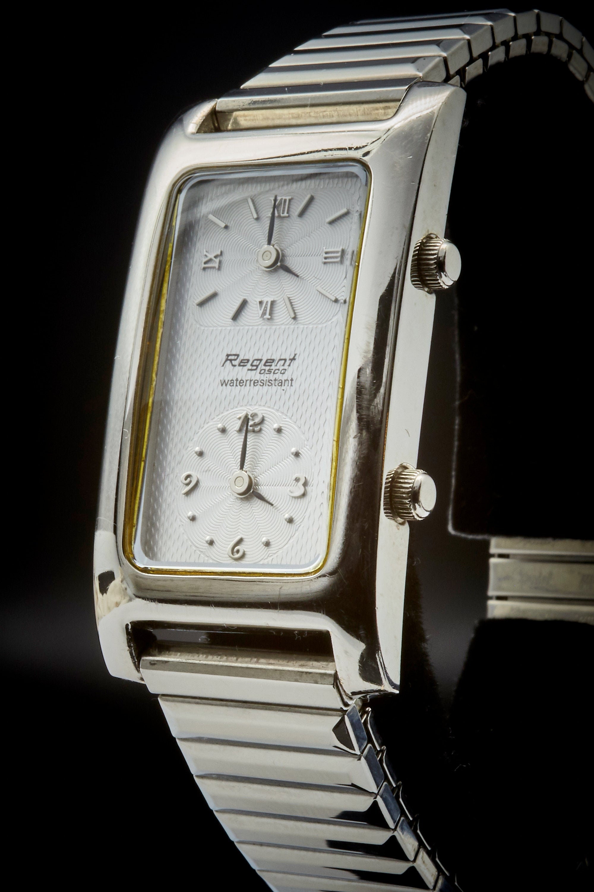 Vintage German Double Dial Dual-time watch - Regent Osco - new ...