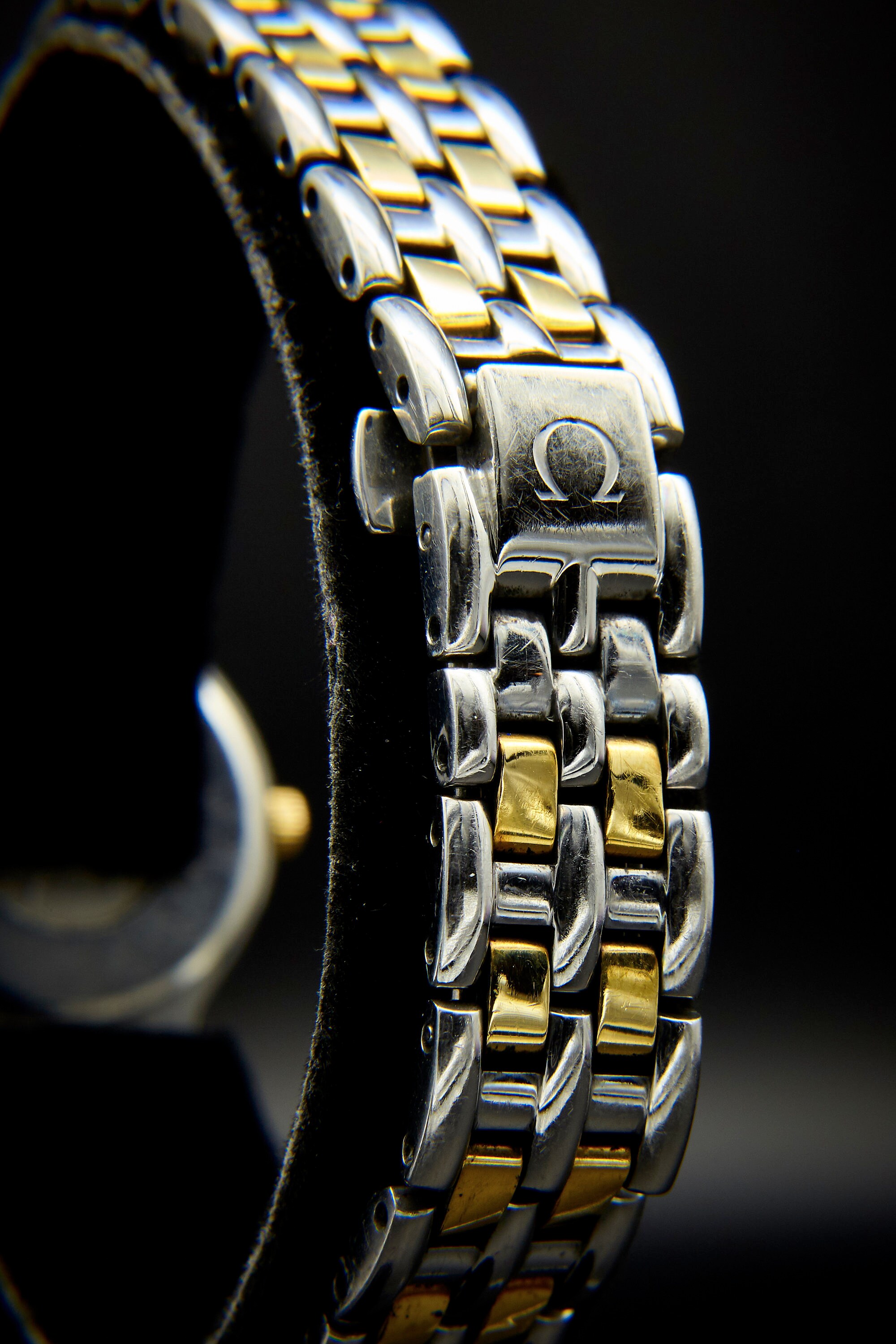 Women's Vintage Omega - 1986 DeVille Two Tone - stainless steel 18k ...