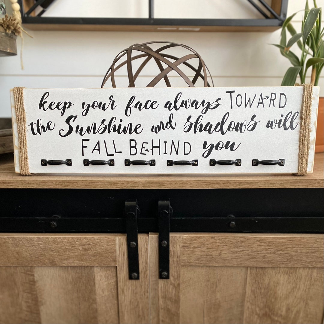 Sunglasses Wood Wall Sign Organizer - Etsy