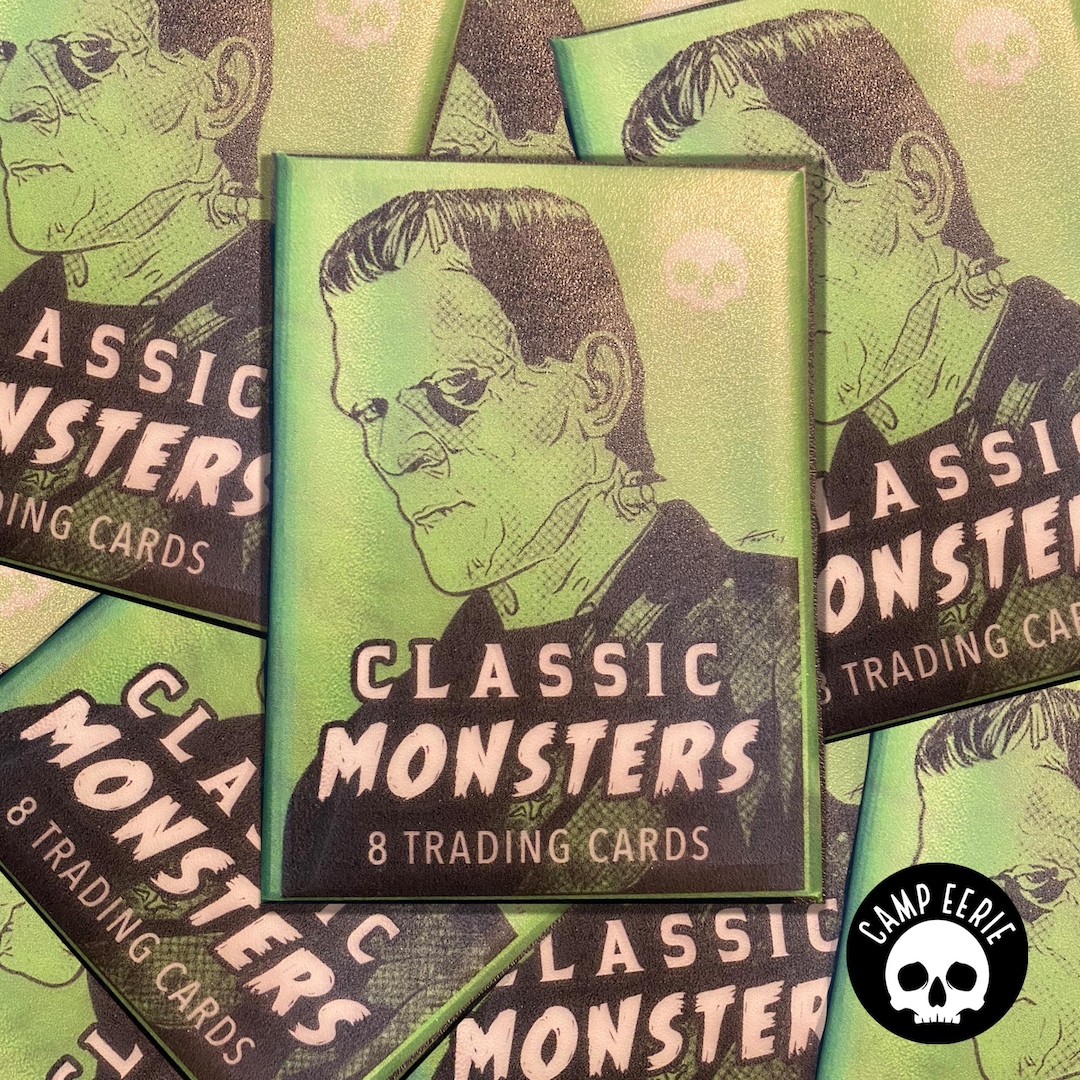 Classic Monsters Trading Cards - Etsy