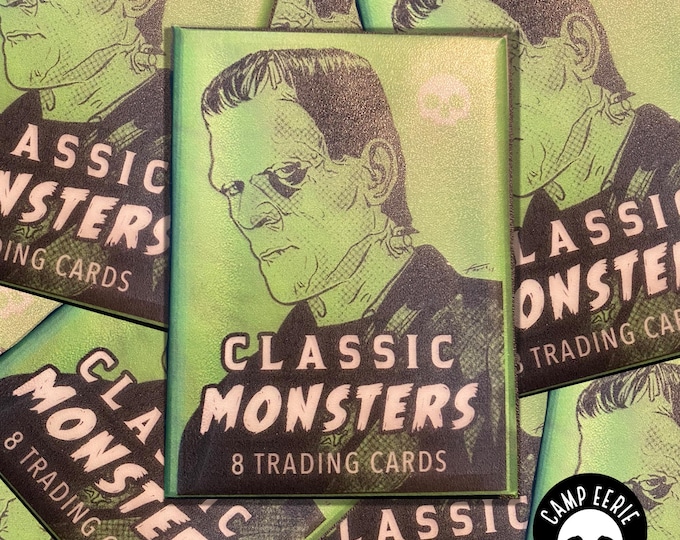 Classic Monsters Trading Cards - Etsy