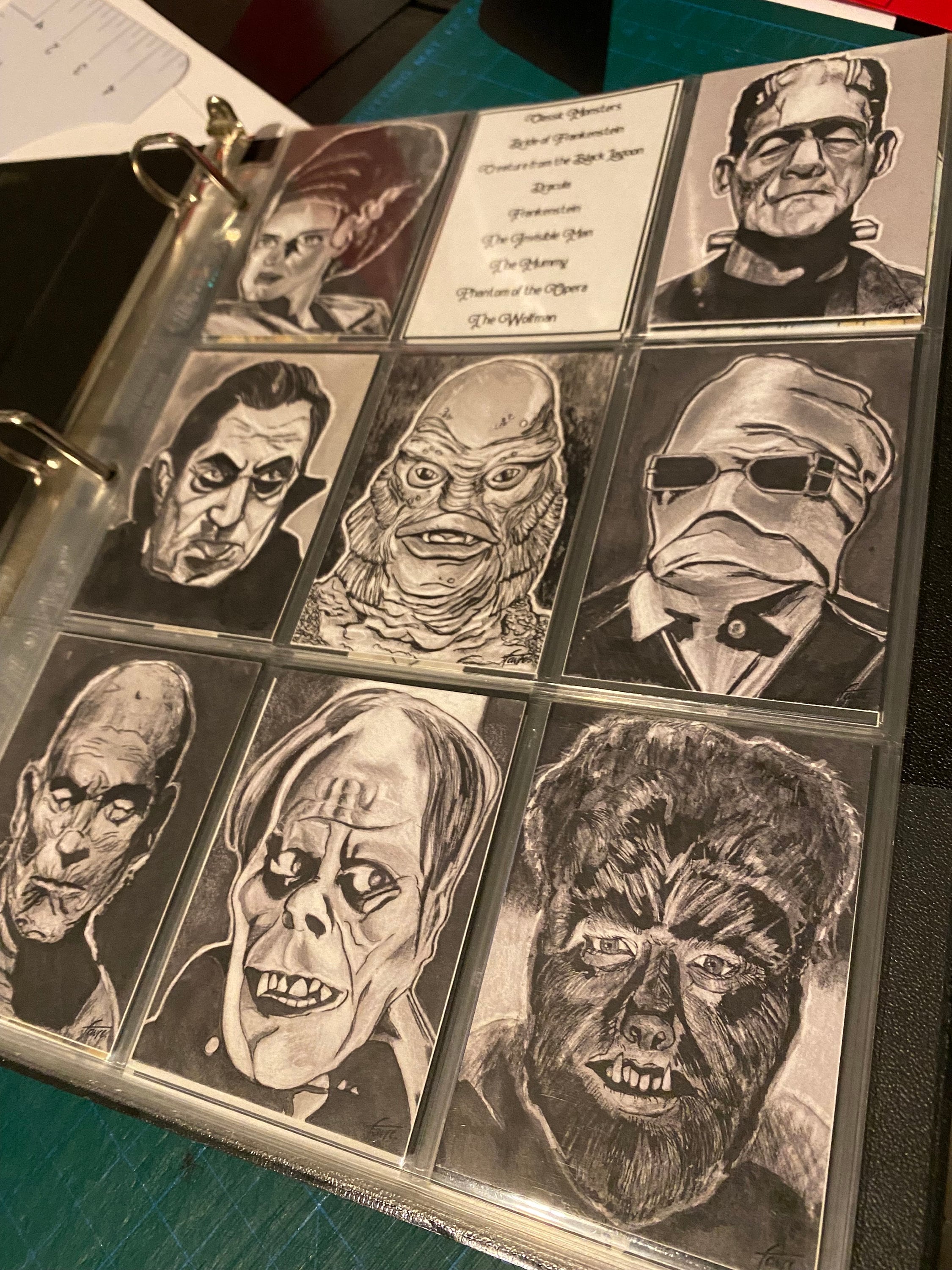 Classic Monsters Trading Cards - Etsy