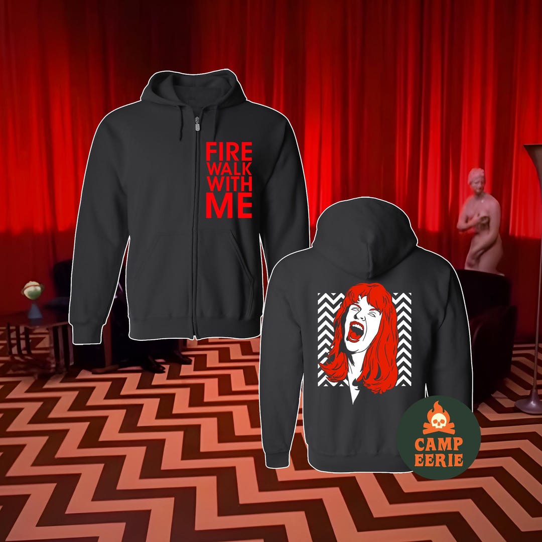 Laura Palmer Scream Zip-up Hoodie (black) - Etsy