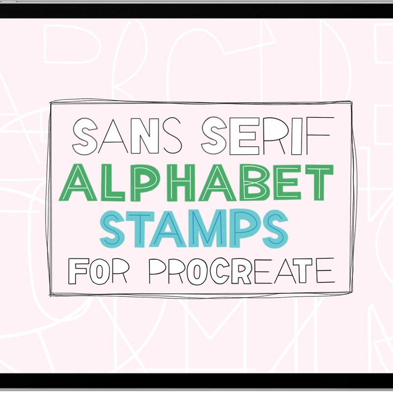 Cursive Alphabet Stamps - Etsy