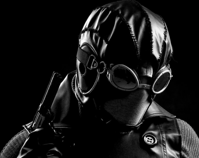 Spiderman Noir Mask - Etsy