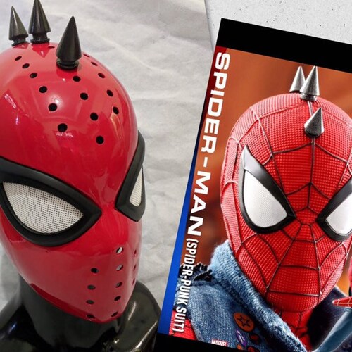Spider Punk Faceshell and Lenses With Spike Magnetic | Etsy