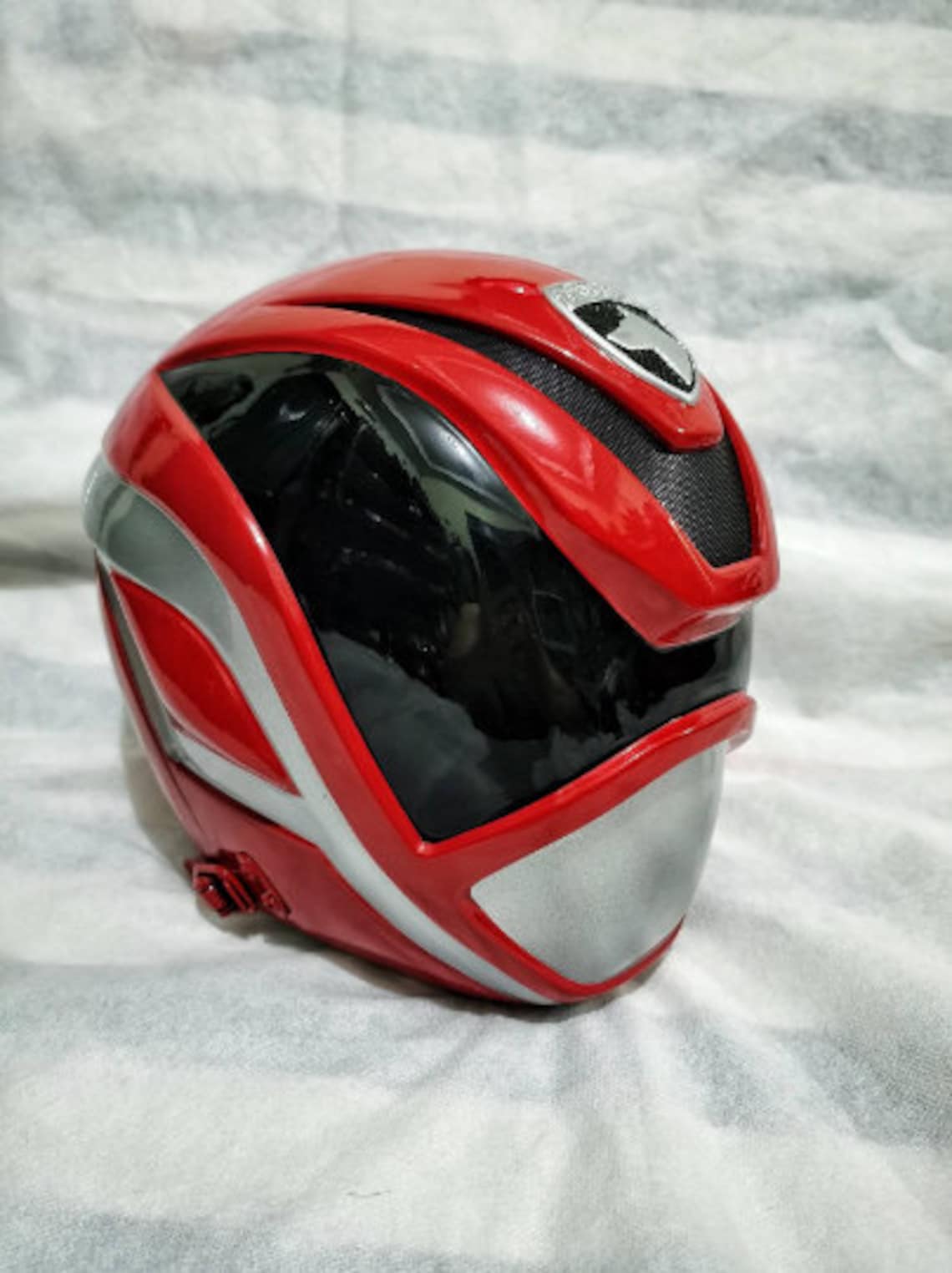 Spd Red Ranger Helmet - Etsy