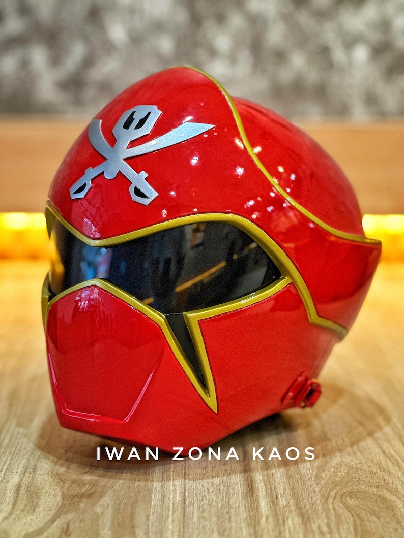 Power Rangers Super Megaforce / Gokai Red Red Helmet - Etsy