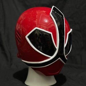 Power Rangers Red Samurai Helmet / Red Samurai Sentai Shinkenger Helmet ...