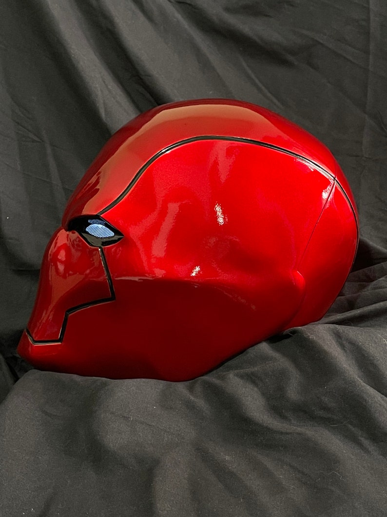 Red Hood Helmet Mask Jason Todd Halloween Costume Props - Etsy