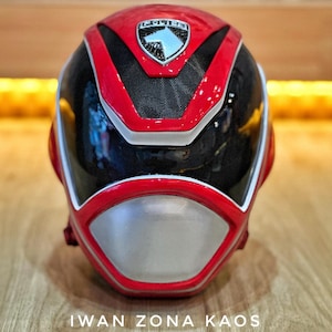 Red Ranger Spd Cosplay Helmet - Etsy