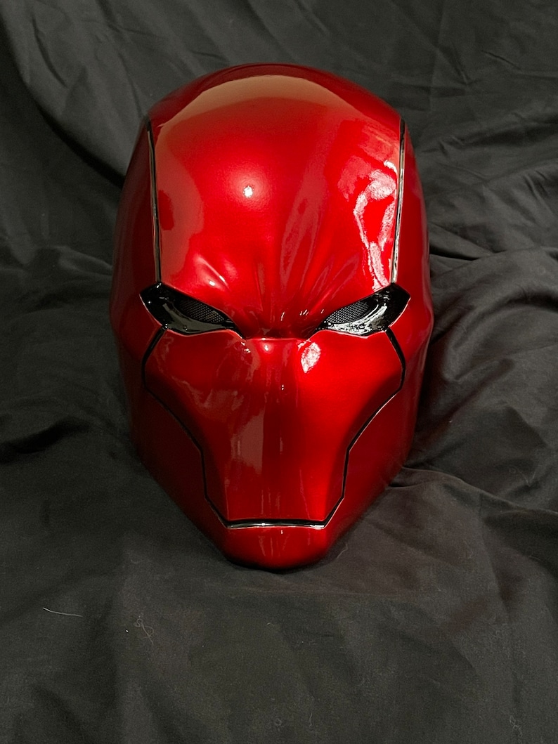 Red Hood Helmet Mask Jason Todd Halloween Costume Props - Etsy