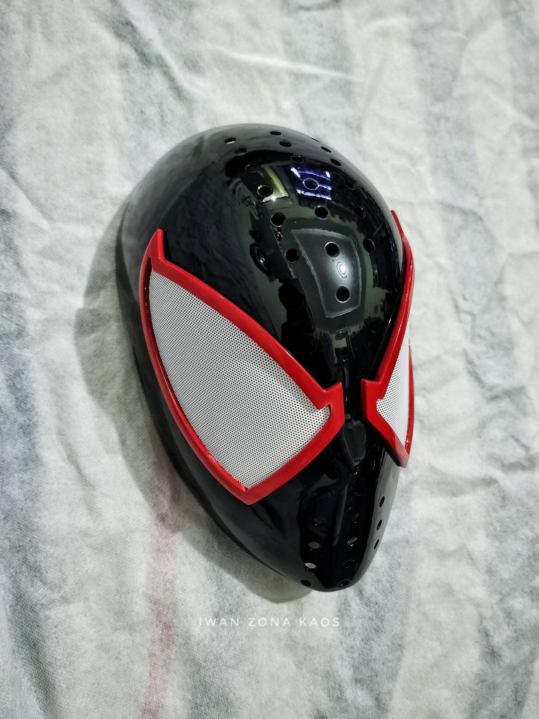 Scarlet Spider Ps4 / Spiderman Scarlet Shell and Lenses / Faceshell ...