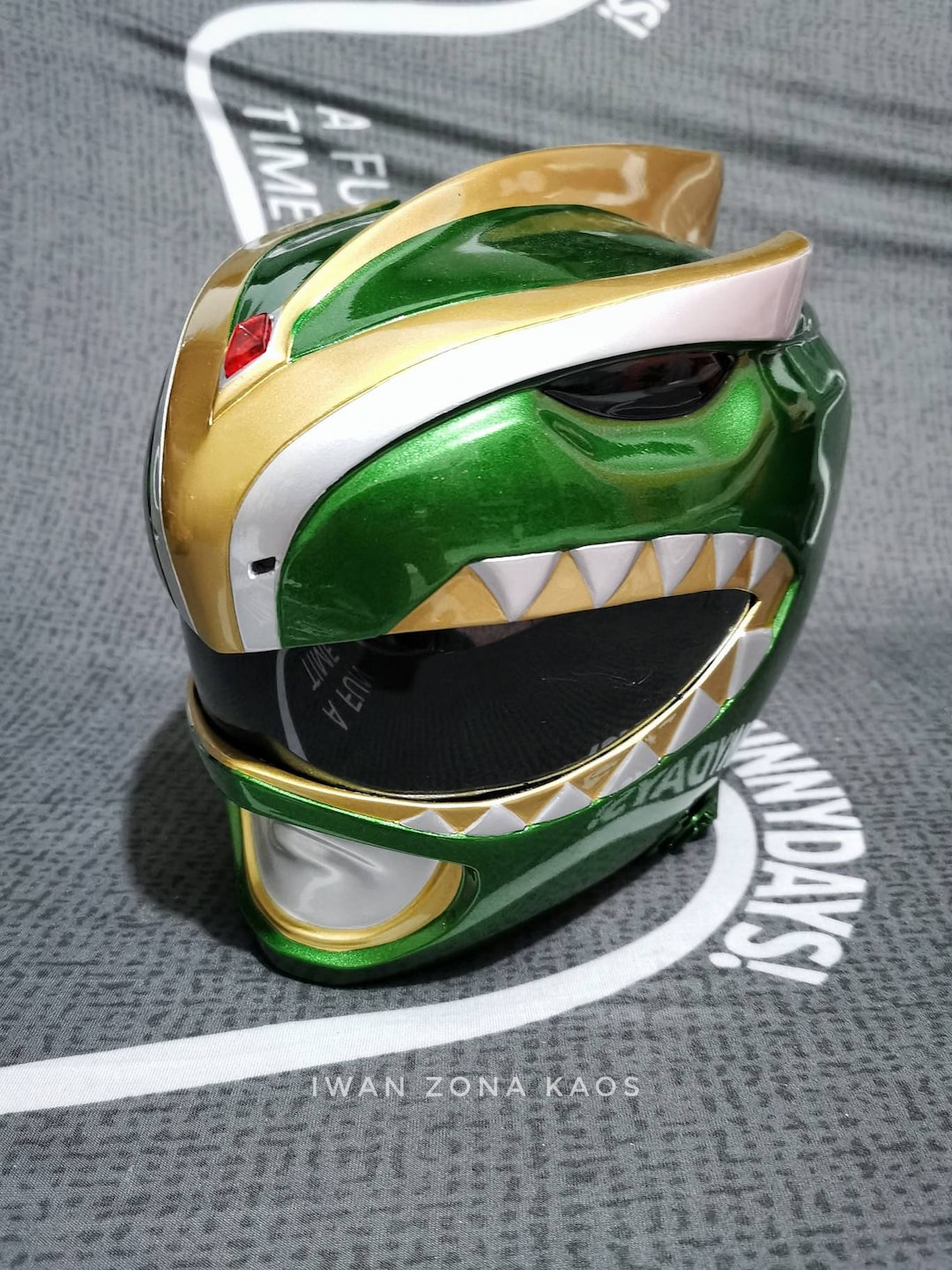 Green Ranger Bat in the Sun Helmet - Etsy
