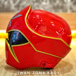 Power Rangers Super Megaforce / Gokai Red Red Helmet - Etsy