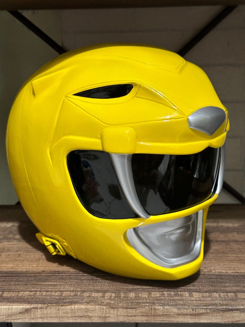 Helmet Yellow Ranger Mmpr / Power Ranger /sentai - Etsy