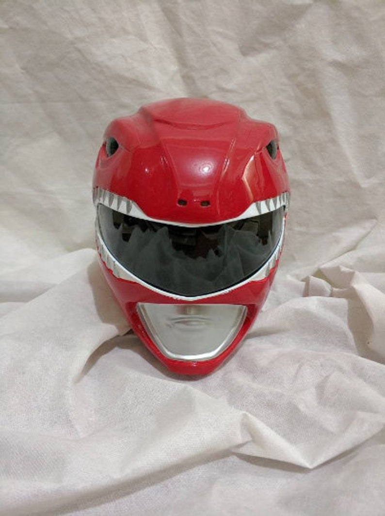 Red Ranger Mmpr Helmet free Shipping - Etsy