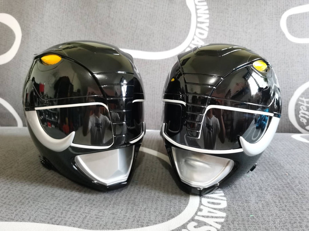 Black Ranger MMPR / Mastodon Sentries Helmet - Etsy