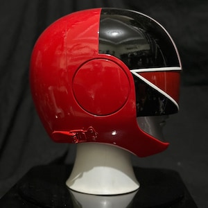 Red Power Rangers Time Force Helmet / Mirai Sentai Time Ranger Helmet ...