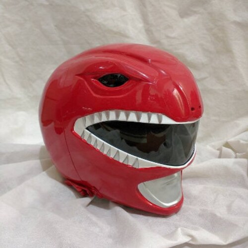 ANIKI Red MMPR Power Ranger Cosplay Helmet Mask Collectible - Etsy