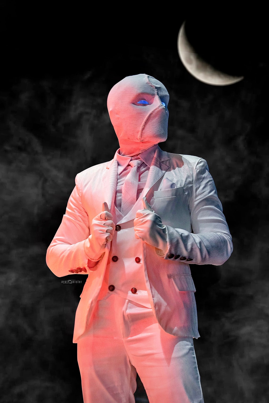 Just Mask Mr Knight Mask / Moonknight / Marvel / Moon Knight - Etsy