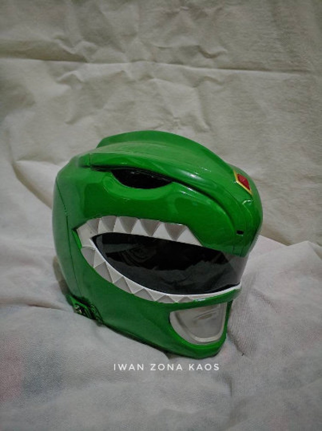 Helmet Green Ranger Mmpr (free Shipping) - Etsy